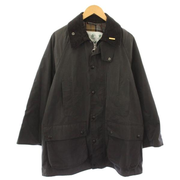 バブアー Barbour Bshop別注 Os Wax Beaufort オイルドジャケット アウター ジップアップ 36 グレー 2102397 /TK メンズ【ブランド】バブアー Barbour【表記サイズ】36【実寸サイズ】身幅：56...