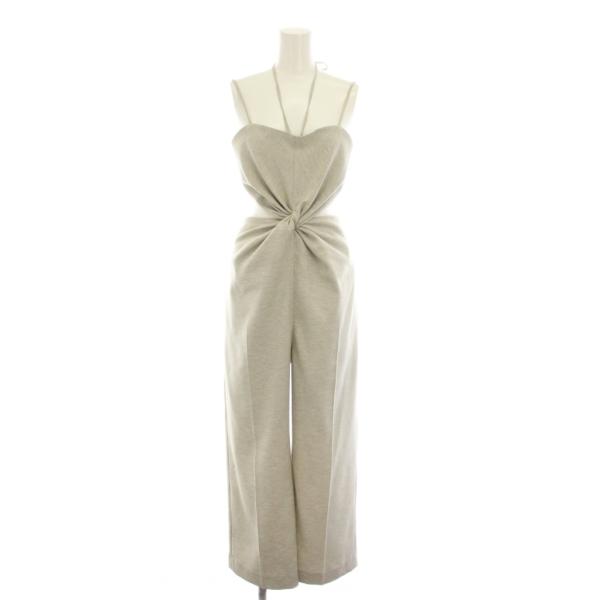 ルシェルブルー LE CIEL BLEU 23SS Front Twisted Jumpsuit フロントツイストジャンプスーツ オールインワン オーバーオール 34【ブランド】ルシェルブルー LE CIEL BLEU【表記サイズ】34【実...