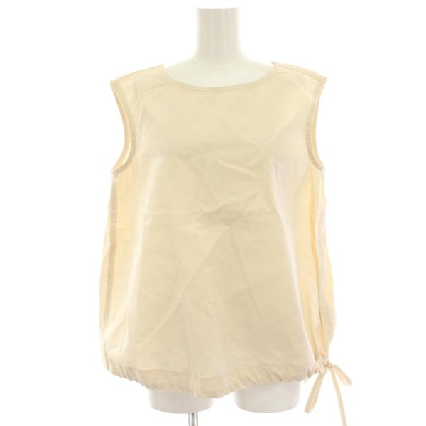 ソフィードール SOFIE D'HOORE シャツ ブラウス 34 アイボリー ノースリーブ プルオーバー ドローストリング裾 /HN レディース【ブランド】ソフィードール SOFIE D'HOORE【表記サイズ】34【実寸サイズ】身幅：4...