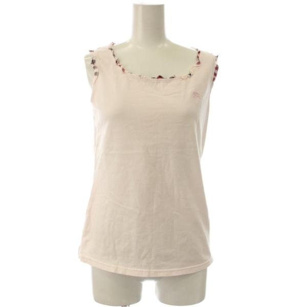 バーバリーブルーレーベル BURBERRY BLUE LABEL タンクトップ ピンク チェックフリル 38 /JP レディース【ブランド】バーバリーブルーレーベル BURBERRY BLUE LABEL【表記サイズ】38【実寸サイズ】身幅...