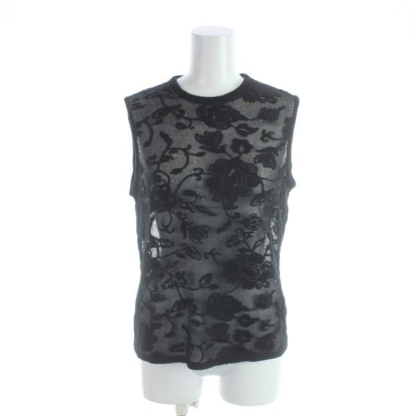 アルベルタ フェレッティ ALBERTA FERRETTI ニットベスト レース ノースリーブ 花柄 I44 黒 ブラック /AP レディース【ブランド】アルベルタ フェレッティ ALBERTA FERRETTI【表記サイズ】I44【実寸サ...