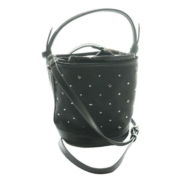 レイビームス Ray Beams ハンドバッグ ショルダー 2WAY スタッズ 黒 ブラック /SS ■OS レディース【ブランド】レイビームス Ray Beams【実寸サイズ】持ち手の長さ：約31cm　ヨコ：約20cm　タテ：約19cm　...