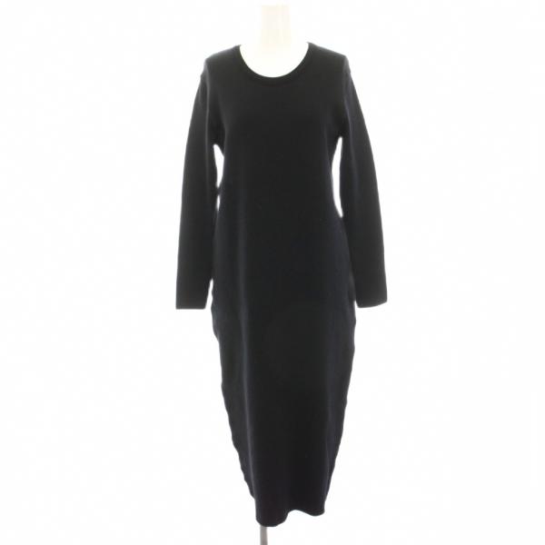 ミューズ ドゥーズィエム クラス CROCE ロングワンピース ニットワンピース マキシ ロング ウール 黒 長袖 16070500406130【ブランド】ミューズ ドゥーズィエム クラス MUSE de Deuxieme Classe【表...