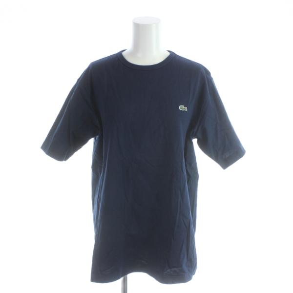未使用品 ラコステ LACOSTE Tシャツ S 紺 ネイビー 半袖 ラウンドネック ロゴ刺繍 TH532LJ /AP メンズ【ブランド】ラコステ LACOSTE【表記サイズ】S【実寸サイズ】肩幅：約44cm　身幅：約49.5cm　着丈：約...