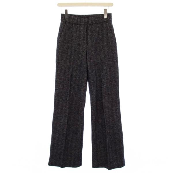 セオリー Theory CHEVRON KNIT TALBERT イージーパンツ ヘリンボーン柄 ウール 0 ネイビー /BM レディース【ブランド】セオリー Theory【表記サイズ】0【実寸サイズ】ウエスト：66cm　もも幅：28cm　...