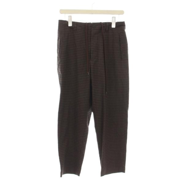 パブリックトウキョウ PUBLIC TOKYO スラックス チェック柄 茶 Ｓ /JP メンズ【ブランド】パブリックトウキョウ PUBLIC TOKYO【表記サイズ】1【実寸サイズ】ウエスト：73cm　もも幅：31.5cm　裾幅：17cm　...