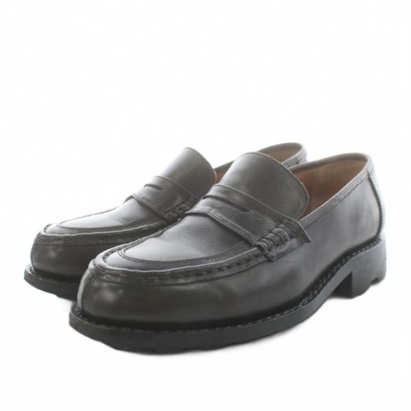 ミルトンキーンズ MILLTON KEYNES ローファー レザー 39 茶 ブラウン 11290 /AN6 メンズ【表記サイズ】39【実寸サイズ】最大幅：約10cm　アウトソール：約27cm　ヒール 約3cm　【素材】レザー【色】茶 ブラ...