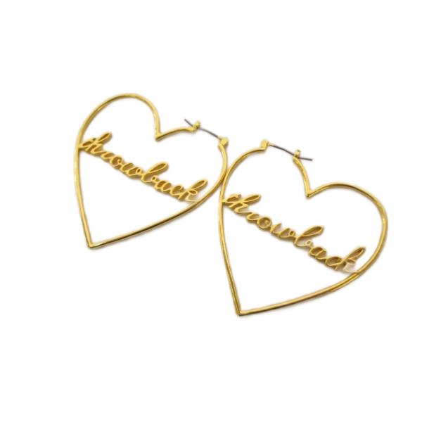 アメリヴィンテージ Ameri VINTAGE 25AW ニッケルフリースローバックハートピアス 真鍮 F ゴールドカラー 0125215811090 レディース【ブランド】アメリヴィンテージ Ameri VINTAGE【表記サイズ】F【実...