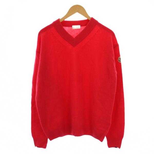 モンクレール MONCLER SCOLLO A V TRICOT ニット セーター 長袖 Vネック ウール カシミヤ L ピンク G20919D00001 /BM メンズ【ブランド】モンクレール MONCLER【表記サイズ】L【実寸サイズ】...