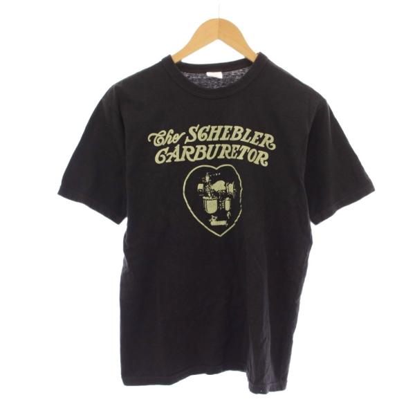 フリーホイーラーズ FREEWHEELERS POWER WEAR SCHEBLER Tシャツ 半袖 M 黒 /JP メンズ【ブランド】フリーホイーラーズ FREEWHEELERS【表記サイズ】M【実寸サイズ】肩幅：43cm　身幅：50cm...