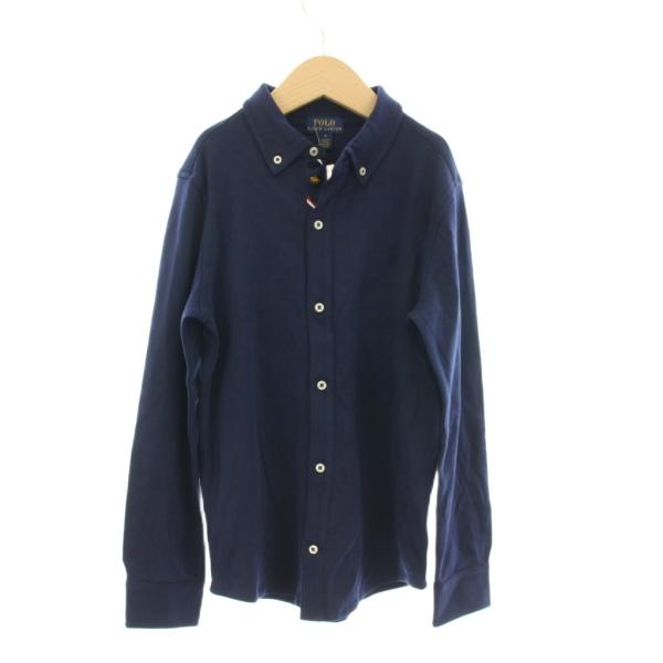 ポロ ラルフローレン POLO RALPH LAUREN 子ども服（男の子用） 130 ネイビー 紺 長袖 ボタンダウンカラー 無地 /JP キッズ【ブランド】ポロ ラルフローレン POLO RALPH LAUREN【表記サイズ】130【実...