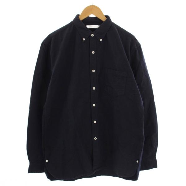 ノンネイティブ nonnative DWELLER B.D SHIRT RELAXED FIT COTTON OXFORD OVERDYED シャツ 長袖 ボタンダウン 2 紺 メンズ【ブランド】ノンネイティブ nonnative【表記サイ...