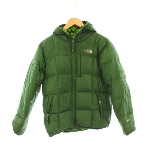 ザノースフェイス THE NORTH FACE 子ども服（女の子用） L/G グリーン 緑 長袖 フード付き キルティング /JP キッズ【ブランド】ザノースフェイス THE NORTH FACE【表記サイズ】L/G【実寸サイズ】肩幅：44...