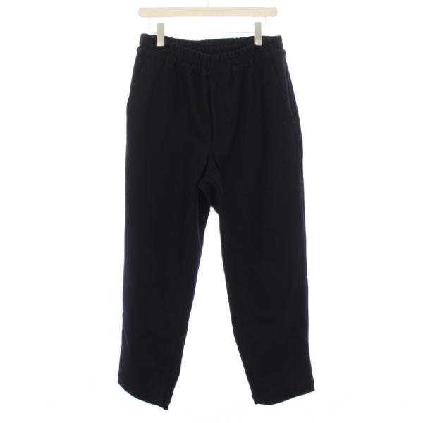 サンリミット Sans limite ストレッチメルトン GOMME PANTS イージーパンツ ジップフライ ウール 1 黒 W2103072 /BM メンズ【表記サイズ】1【実寸サイズ】ウエスト：76cm　もも幅：35cm　裾幅：21c...