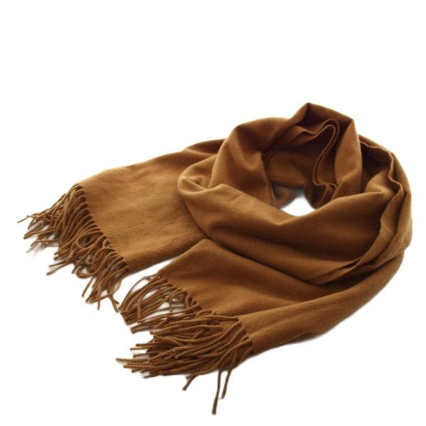 ジョンストンズオブエルガン Johnstons of Elgin マフラー フリンジ カシミヤ 茶 ブラウン /AN77 レディース【ブランド】ジョンストンズオブエルガン Johnstons of Elgin【実寸サイズ】全長（フリンジ含ま...