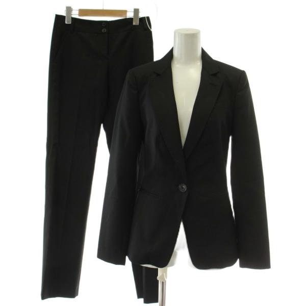 未使用品 テッドベーカー TED BAKER セットアップ 2点セット ジャケット パンツ 0 黒 ブラック 無地 長袖 シングルブレスト /GG レディース【ブランド】テッドベーカー TED BAKER【表記サイズ】0【実寸サイズ】ジャケ...