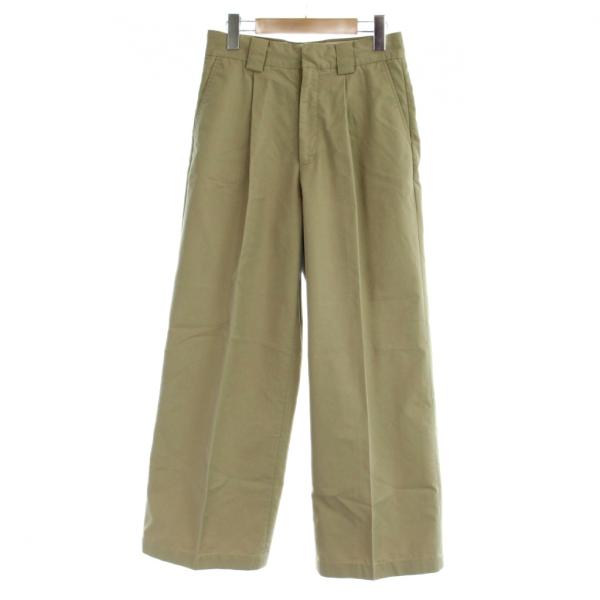 ミラオーウェン Mila Owen 24SS 太ベルトルーズフィットチノパンツ 0 ベージュ 無地 ワイド フルレングス 09WFP242904 /AP レディース【ブランド】ミラオーウェン Mila Owen【表記サイズ】0【実寸サイズ】...