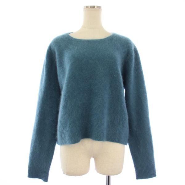 スズキ タカユキ 24AW brushed knitting pullover ニット セーター カシミヤ クルーネック 長袖 ブルー A241-13 /TK レディース【ブランド】スズキ タカユキ suzuki takayuki【表記サイ...