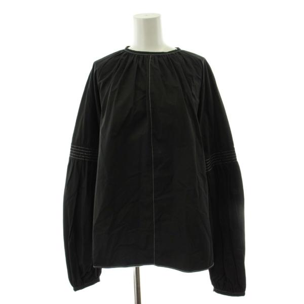 未使用品 クラネ CLANE 21AW SHIRRING PUFF SLEEVE TOPS シャツ ブラウス 長袖 1 黒 ブラック 11122-4192 /AN43 レディース【ブランド】クラネ CLANE【表記サイズ】1【実寸サイズ】身...