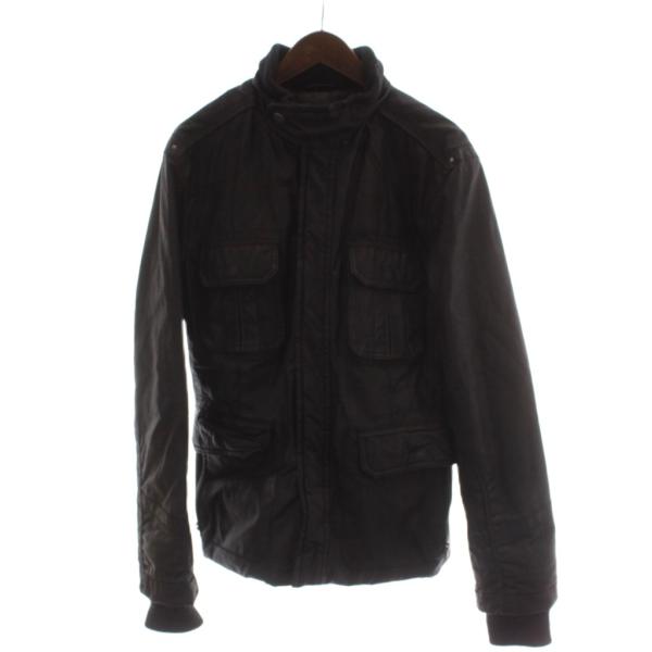 ザディグ エ ヴォルテール ZADIG &amp; VOLTAIRE フェイクレザージャケット 上着 M 黒 長袖 中綿 /GG メンズ【ブランド】ザディグ エ ヴォルテール ZADIG &amp; VOLTAIRE【表記サイズ】M【実寸サ...