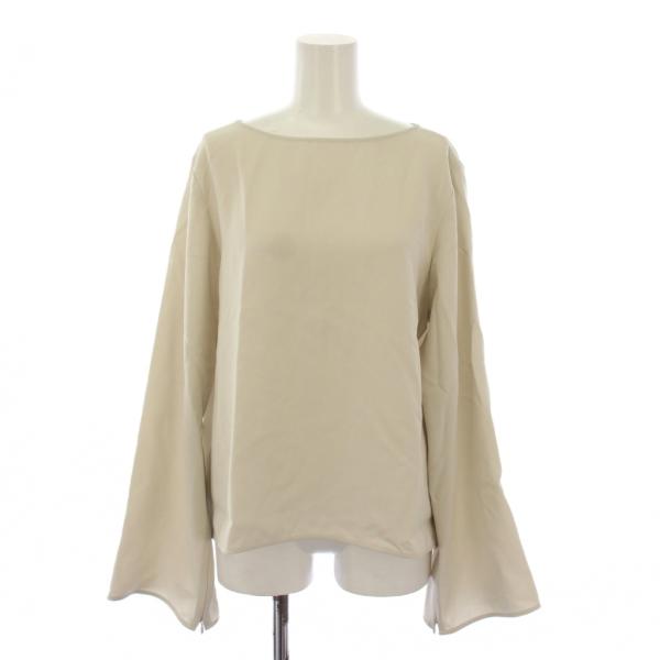 未使用品 ドゥーズィエムクラス エブリデイアイライク 25SS Sofia ジップスリーブ ブラウス 長袖 F ベージュ レディース【ブランド】ドゥーズィエムクラス DEUXIEME CLASSE エブリデイアイライク EVERYDAY I...