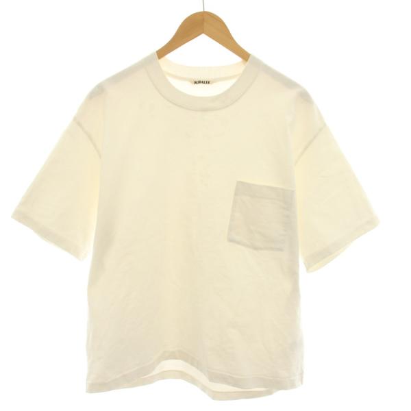 オーラリー AURALEE スタンドアップT STAND-UP TEE Tシャツ カットソー クルーネック 半袖 3 白 ホワイト A21ST01SU /YT メンズ【ブランド】オーラリー AURALEE【表記サイズ】3【実寸サイズ】肩幅：...