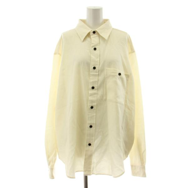 シンゾーン Shinzone 25AW WOOL DADDY SHIRT ウールダディシャツ 長袖 オーバーサイズ F0 白 ホワイト 25AMSBL05【ブランド】シンゾーン Shinzone【表記サイズ】F0【実寸サイズ】肩幅：50cm...