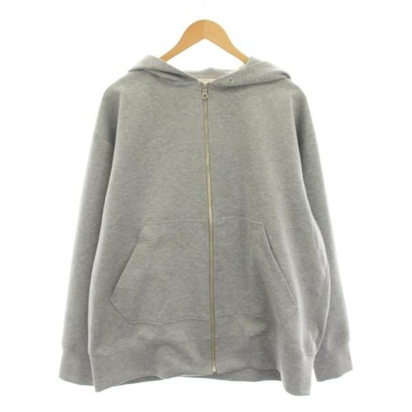 シンゾーン Shinzone 24SS フーディー HOODIE ジップアップ パーカー スウェット 長袖 FO グレー 24SMSCU08 /YM レディース【ブランド】シンゾーン Shinzone【表記サイズ】FO【実寸サイズ】肩幅：6...