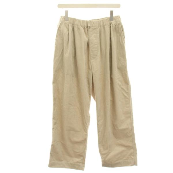 ダントン コーデュロイ2タックイージークロップドパンツ CDU EASY CROPPED PANTS ワイドパンツ 38 ベージュ DT-E0289【ブランド】ダントン DANTON【表記サイズ】38【実寸サイズ】ウエスト：68cm　もも幅...