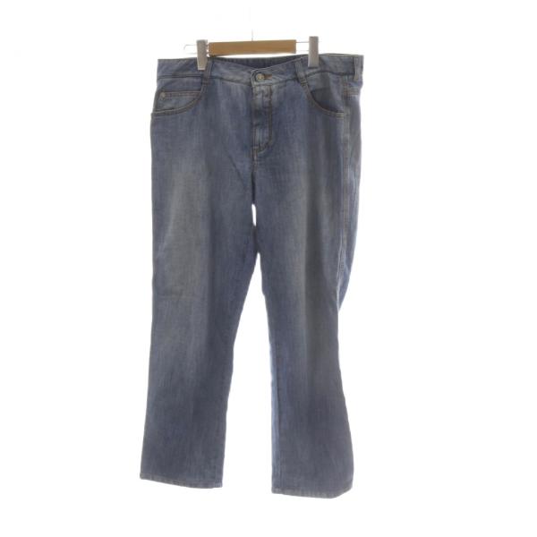 エルマノシェルビーノ ERMANNO SCERVINO デニム ジーンズ 44 青 ブルー ラメ 長ズボン /RK レディース【ブランド】エルマノシェルビーノ ERMANNO SCERVINO【表記サイズ】44【実寸サイズ】ウエスト：86c...