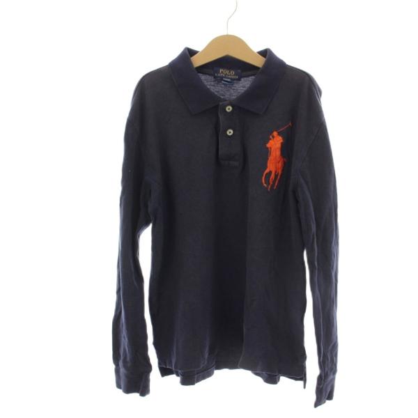ポロ ラルフローレン POLO RALPH LAUREN 子ども服（男の子用） 150/76 ネイビー 長袖 ポロカラー ロゴ刺繍 /KG メンズ【ブランド】ポロ ラルフローレン POLO RALPH LAUREN【表記サイズ】150/76...