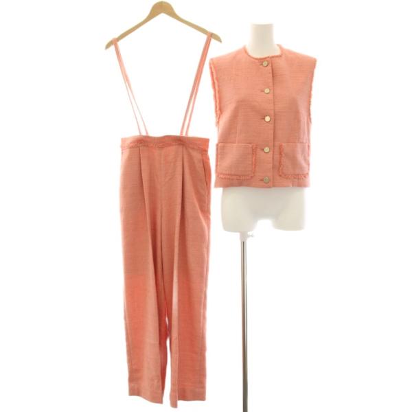 ボールジー トゥモローランド 24SS セットアップ 上下 ライトスラブツイード ショートジレ ライトスラブツイード【ブランド】ボールジー BALLSEY トゥモローランド【表記サイズ】ベスト 36パンツ 34【実寸サイズ】ジャケット 肩幅...