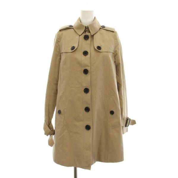 バーバリー ロンドン BURBERRY LONDON シングル トレンチコート 裏地チェック アウター 40 ベージュ B1A14-730-51 /YM レディース【ブランド】バーバリー ロンドン BURBERRY LONDON【表記サイズ...