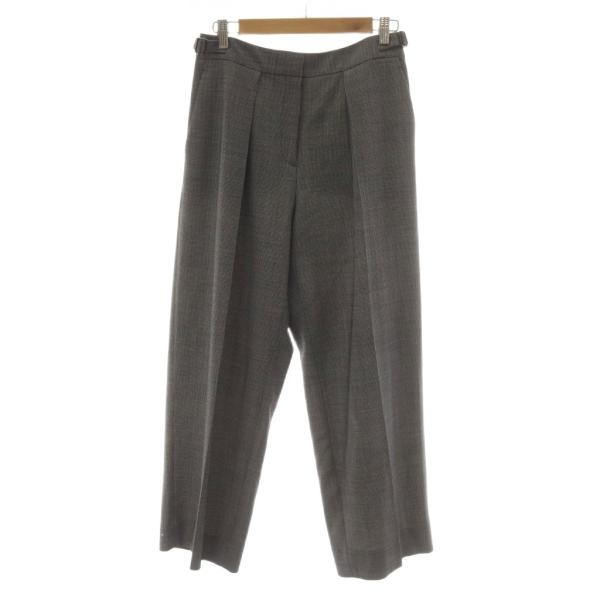 アイシービー iCB 25AW ウール2WAYストレッチワイドパンツ スラックス 4 グレー PRCYGW0302 /RR レディース【ブランド】アイシービー iCB【表記サイズ】4【実寸サイズ】ウエスト：72cm　もも幅：28cm　裾幅：...