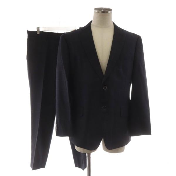 SADA order suits シングルスーツ セットアップ テーラードジャケット ブレザー テーパードパンツ スラックス ウール 紺 ネイビー【表記サイズ】サイズ表記なし(実寸サイズをご参考ください。)【実寸サイズ】ジャケット 肩幅：4...