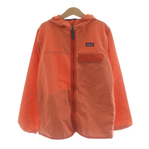 未使用品 パタゴニア Patagonia 24SS バギーズジャケット パーカー ジップアップ L 12 オレンジ 64233 /AN43 キッズ【ブランド】パタゴニア Patagonia【表記サイズ】L 12【実寸サイズ】肩幅：約35cm...