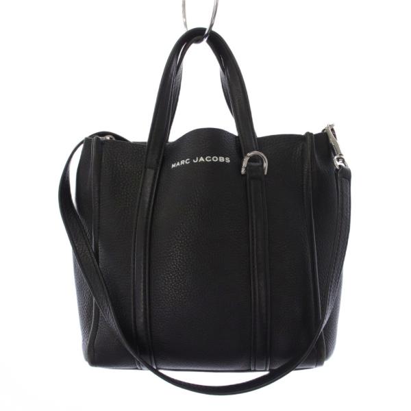 マークジェイコブス MARC JACOBS ショルダーバッグ ハンドバッグ 2WAY レザー 黒 /BM レディース【ブランド】マークジェイコブス MARC JACOBS【実寸サイズ】持ち手の長さ：31cm　ヨコ：20.5-26cm　タテ：...