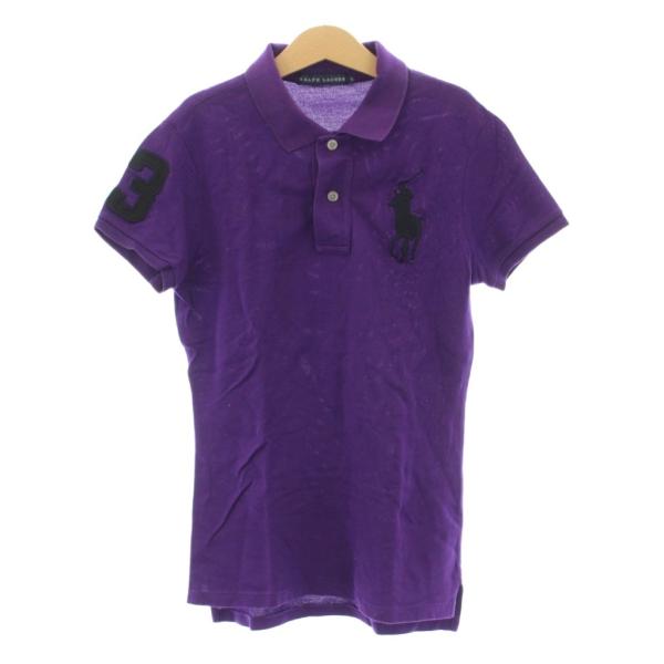 ラルフローレン RALPH LAUREN 子ども服 男の子 ポロシャツ S 紫 パープル 半袖 ロゴ刺繍 /LP キッズ【ブランド】ラルフローレン RALPH LAUREN【表記サイズ】S【実寸サイズ】肩幅：32cm　身幅：37cm　着丈：...
