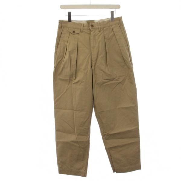WAIPER.inc US ARMY FICTIONAL M-49 VENTILE チノパンツ ジップフライ 32S ベージュ WP1086 /BM メンズ【表記サイズ】32S【実寸サイズ】ウエスト：74cm　もも幅：36cm　裾幅：20....