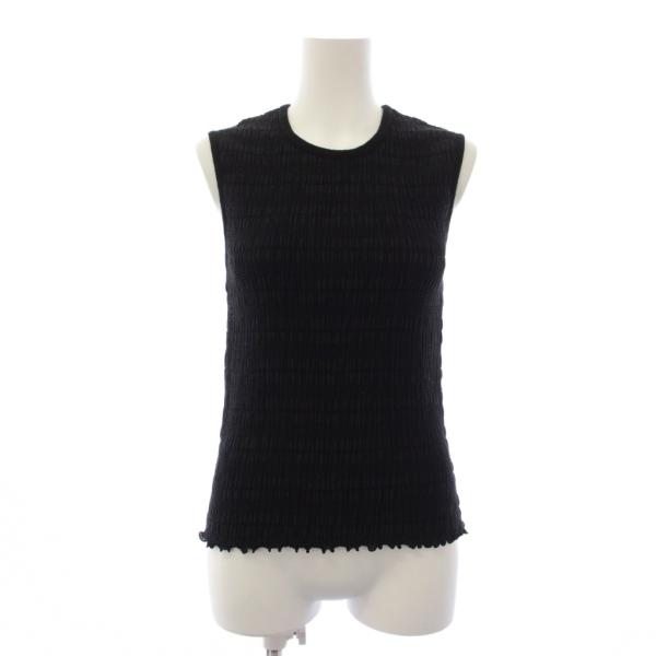 ロンハーマン Ron Herman 25SS カットソー ノースリーブ シャーリング XS 黒 ブラック 4210900134 /AN55 レディース【ブランド】ロンハーマン Ron Herman【表記サイズ】XS【実寸サイズ】身幅：約33...