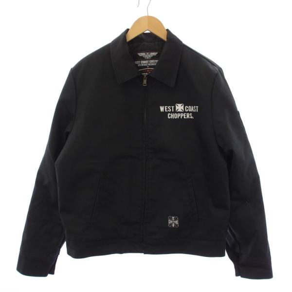 JESSE JAMES ウエストコースト・チョッパーズ WEST COAST CHOPPERS ワークジャケット ジップアップ 中綿 M 黒 WCCJS054ZW /BM メンズ【表記サイズ】M【実寸サイズ】肩幅：44.5cm　身幅：56c...