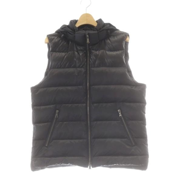ジョセフオム JOSEPH HOMME ダウンベスト ノースリーブ ジャケット 48 黒 ブラック フード付き ジップアップ JRJHHW0202 /AU メンズ【ブランド】ジョセフオム JOSEPH HOMME【表記サイズ】48【実寸サイ...