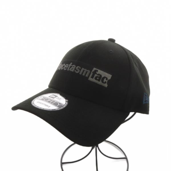 未使用品 ニューエラ NEW ERA FACETASM 9FORTY キャップ 帽子 ロゴ 黒 ブラック /AN20 メンズ レディース【ブランド】ニューエラ NEW ERA【実寸サイズ】つば：約7.5cm　頭周り：約56cm　　【素材】本...