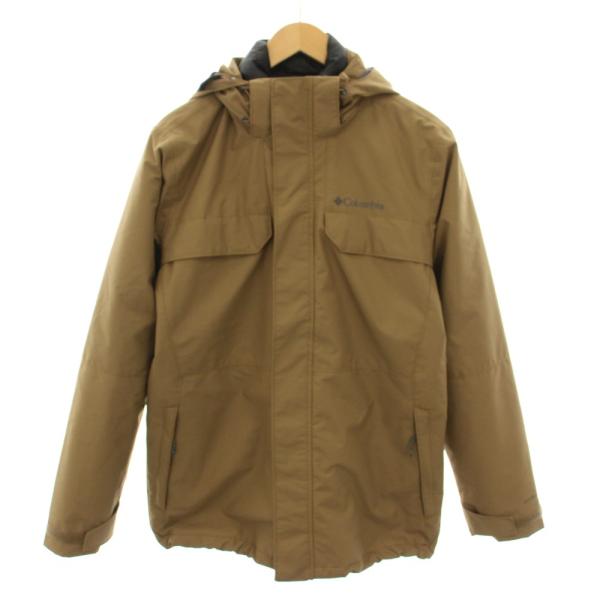 コロンビア クローバーデールインターチェンジジャケット ジップアップパーカー 中綿ジャケット ライナー M ベージュ 219WE1489 メンズ【ブランド】コロンビア Columbia【表記サイズ】M【実寸サイズ】肩幅：約44cm　身幅：約...