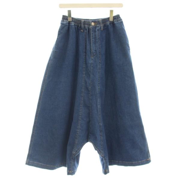 ズッカ zucca デニム サルエルパンツ ワイド パンツ S 青 ブルー ZU51FF064 /☆G レディース【ブランド】ズッカ zucca【表記サイズ】S【実寸サイズ】ウエスト：68cm　もも幅：40cm　裾幅：43cm　股上：68c...