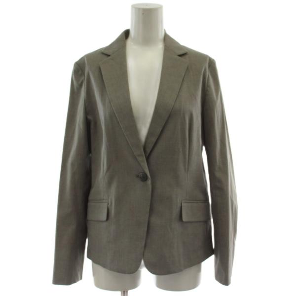 グリーンレーベルリラクシング ユナイテッドアローズ green label relaxing D T/C テーラードジャケット 38 グレー 長袖 3522-106-1015 /GG レディース【ブランド】グリーンレーベルリラクシング ユナ...