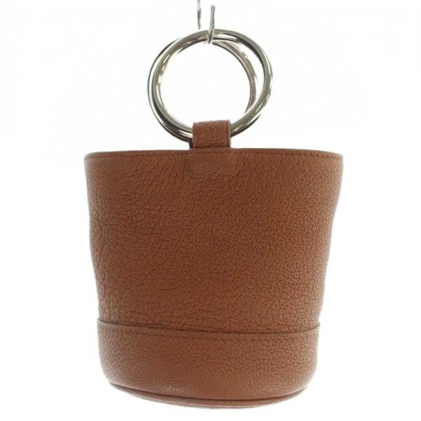 サイモンミラー Simon Miller BONSAI BAG ハンドバッグ ミニ リングハンドル茶 ブラウン /YI34 レディース【ブランド】サイモンミラー Simon Miller【実寸サイズ】持ち手の長さ：約20cm　ヨコ：約11....
