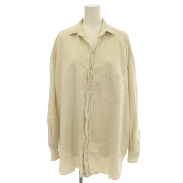 フランク&amp;アイリーン Frank&amp;Eileen ダメージ加工 シャツ ブラウス 長袖 XS アイボリー 3910700036 【ブランド】フランク&amp;アイリーン Frank&amp;Eileen【表記サイズ】XS【実寸...