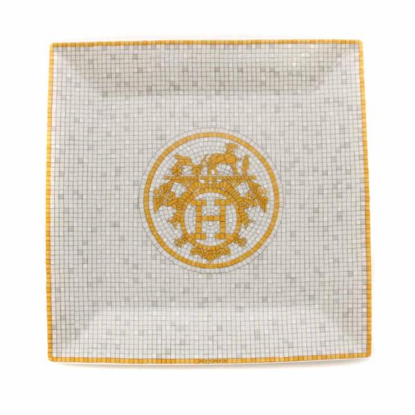 エルメス HERMES モザイク ヴァンキャトルスクエアプレート プチカレ No.3 モザイク24 食器 総柄 ロゴ 黄 イエロー グレー ■OH その他【ブランド】エルメス HERMES【表記サイズ】表記サイズなし※実寸サイズをご確認くだ...