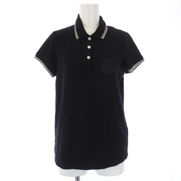 モンクレール MONCLER MAGLIA MANICA CORTA ポロシャツ 半袖 ワッペン S 黒 ブラック E10938386061 V8003 /BM レディース【ブランド】モンクレール MONCLER【表記サイズ】S【実寸サイズ...